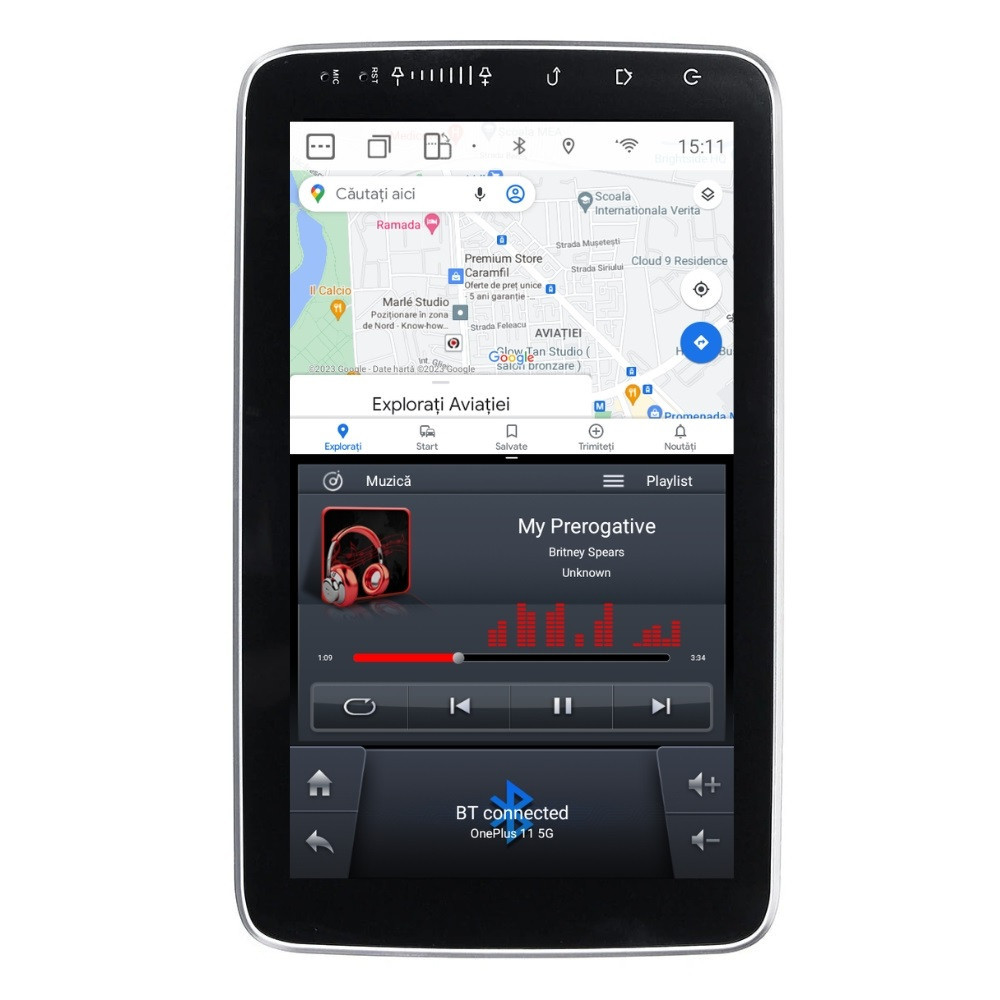 Navigatie 1DIN cu Android Mercedes G-Class W461 1990 - 2002, 4GB RAM ...