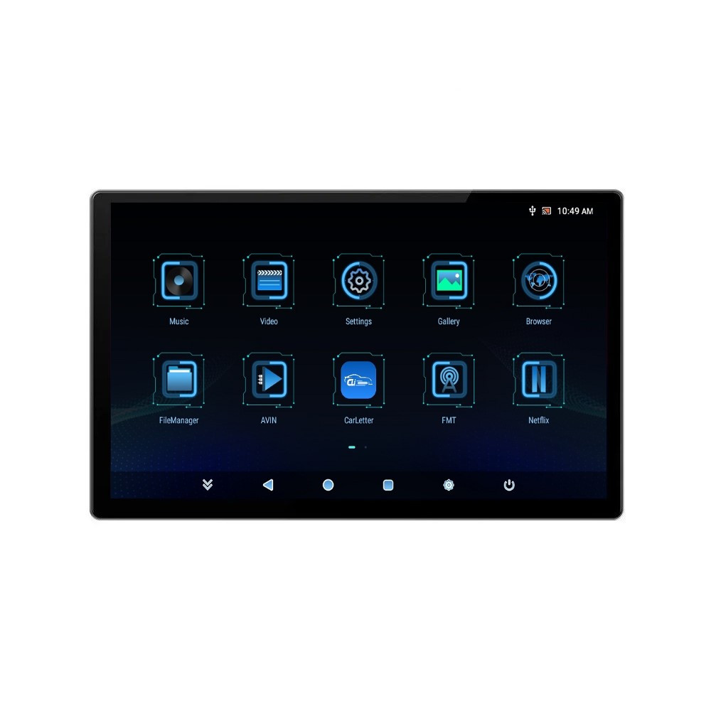 Monitor de tetiera multimedia cu Android, 4GB RAM, Display HD IPS 11.5 ...