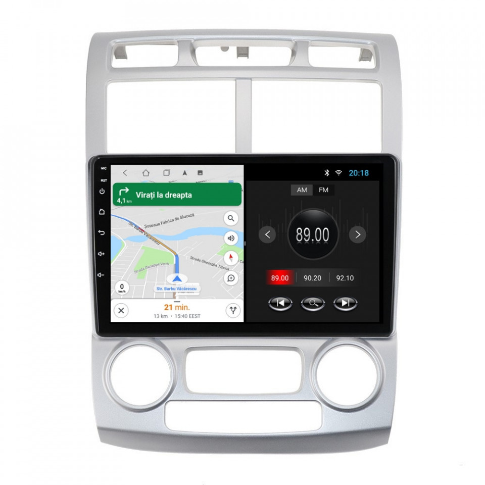 Navigatie dedicata cu Android KIA Sportage 2004 - 2010 fabricata in Coreea, 1GB RAM, Radio GPS ...