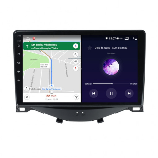Navigatie dedicata cu Android Toyota Aygo 2014 - 2022, 4GB RAM, Radio ...