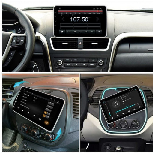 Navigatie 1DIN cu Android Renault Scenic II 2003 - 2009, 2GB RAM, Radio ...