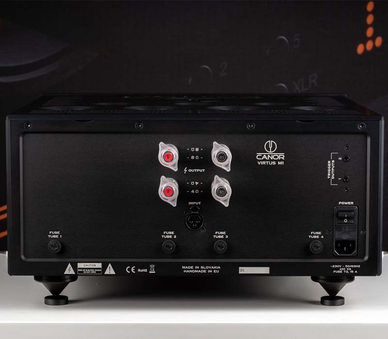 Amplificatore Finale Mono a Valvole Hi-Fi Canor Virtus M1