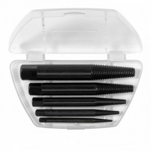 Set de extractoare spiral pentru suruburi rupte (filet dreapta)