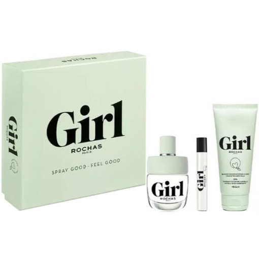 Rochas Girl Комплект (EDT 100ml + EDT 7.5ml + BL 100ml) за Жени l ...