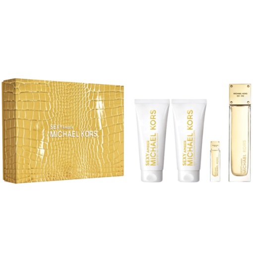 Michael Kors Sexy Amber (EDP 100ml + EDP 5ml + BL 100ml +SG 100ml) за ...