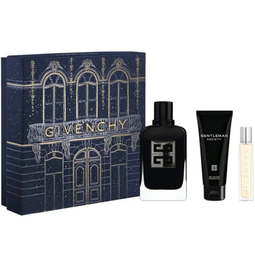 Givenchy Gentleman Society Комплект (EDP 100ml + SG 75ml + EDP 12.5ml) за Мъже l Венера Козметикс