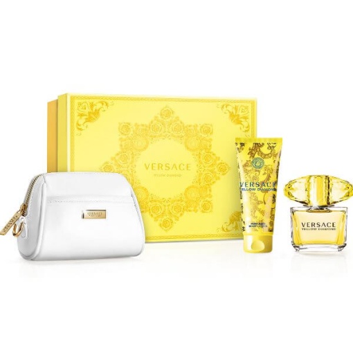 Versace Yellow Diamond Комплект (EDT 90ml + BL 100ml + Bag) за Жени | Венера Козметикс