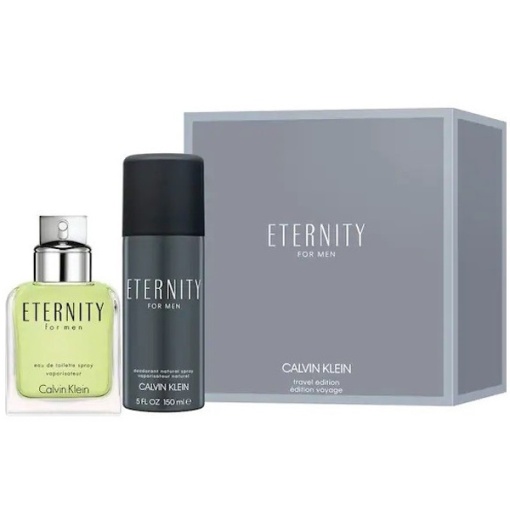 Calvin Klein Eternity Комплект (EDT 100ml + Deo Spray 150ml) за Мъже ...