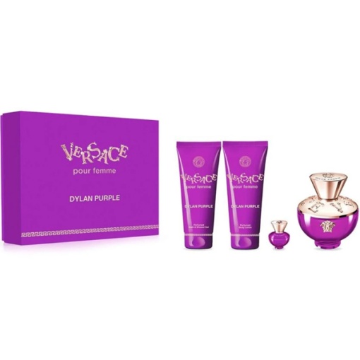 Versace Pour Femme Dylan Purple Комплект (EDP 100ml + EDP 5ml + BL ...