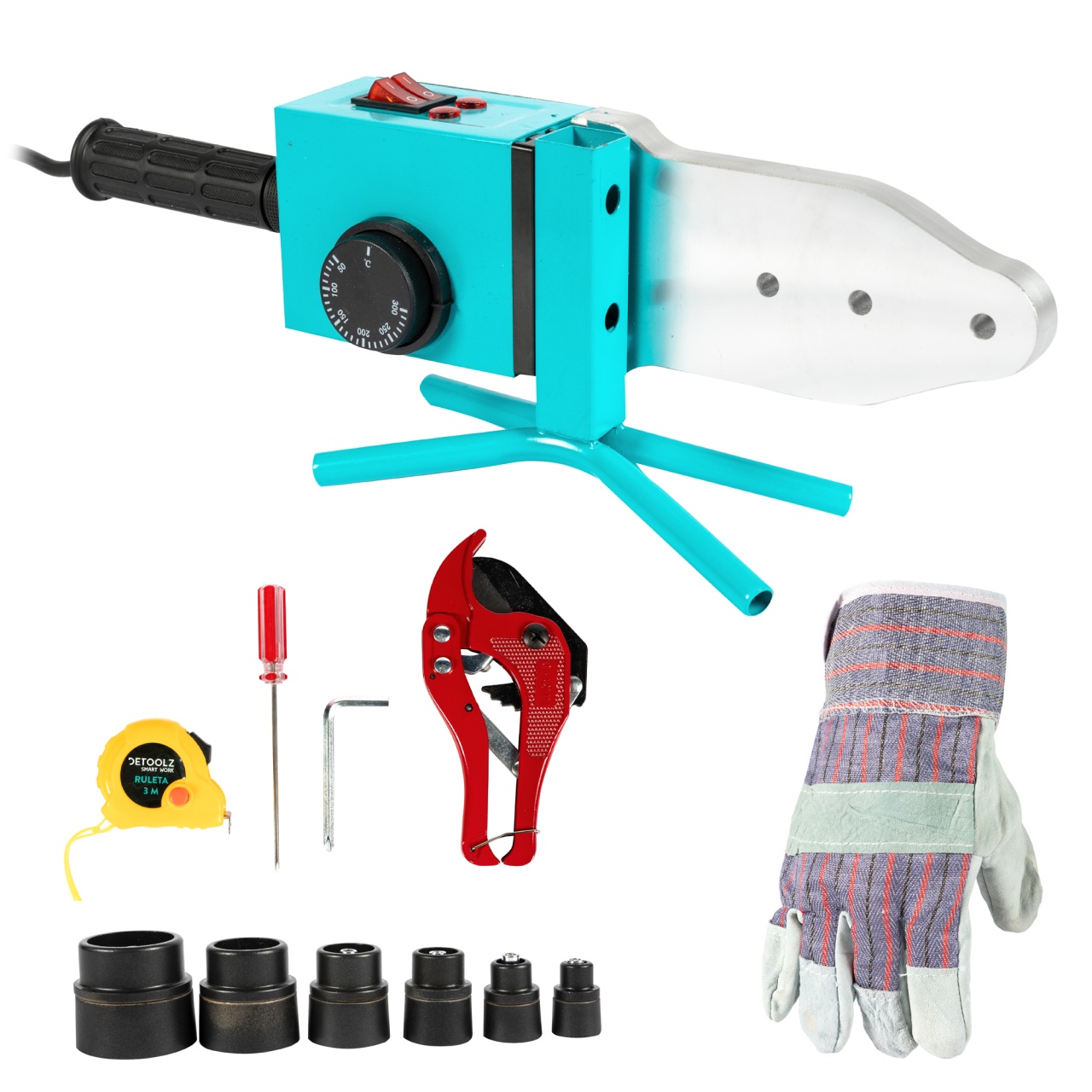 Trusa pentru sudat tevi din PPR Detoolz putere 2000W, diametru sudare ...