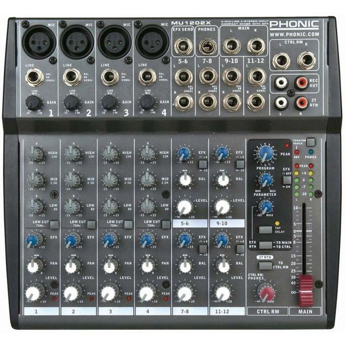 Mixer Analog Phonic MU1202X