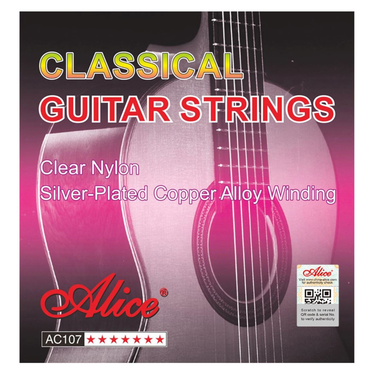 Corzi Chitara Clasica - Normal Tension - Alice AC107-N