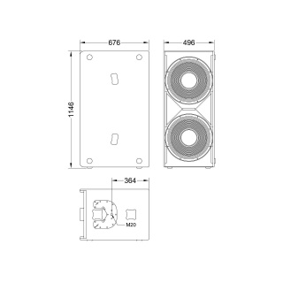 Subwoofer Line Array Activ MAG Fly Sub 18