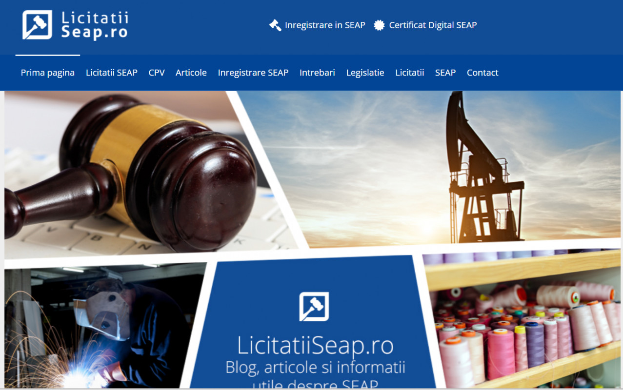 Cumpara piese pentru utilaje prin SEAP