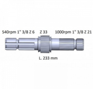 Arbore cardanic aftermarket pentru tractoare John Deere L173283 , L168287