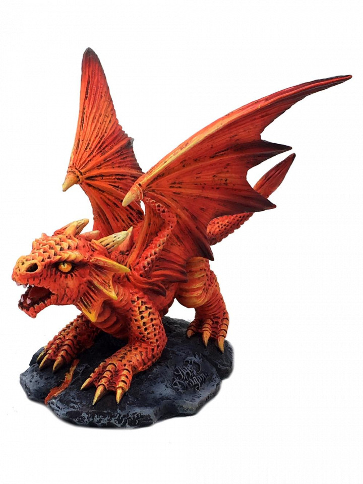 Statueta Age of Dragons - Dragon de foc pui - Anne Stokes - 13 cm ...