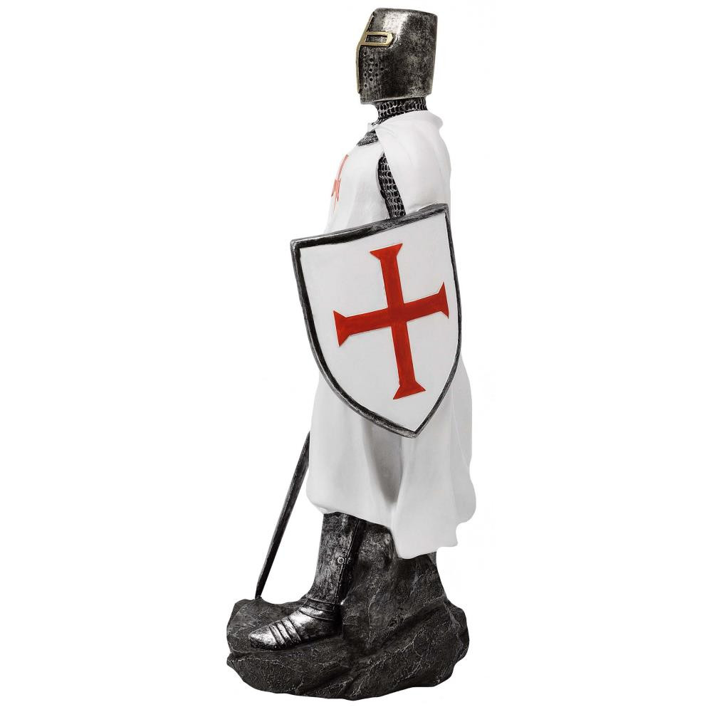 Statueta Cavaler Medieval Templier cu Sabie 30 cm | Gothic Fairy