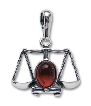 Pandantiv talisman argint cu piatra naturala de ambra (chihlimbar ...