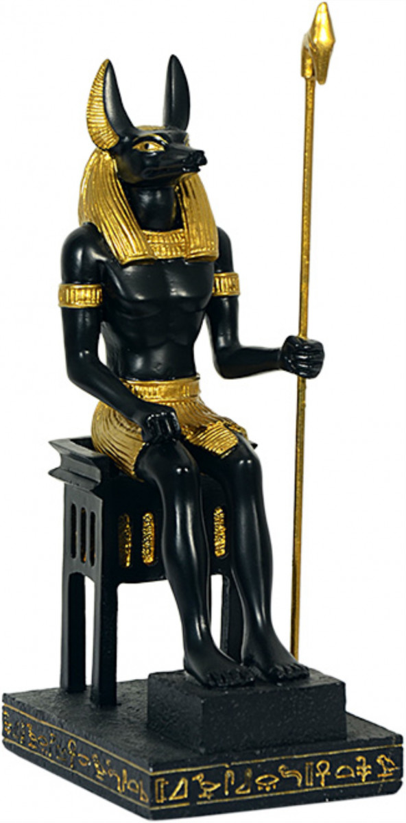 Statueta zeu egiptean Anubis 22cm