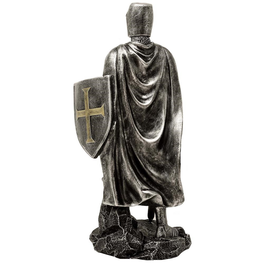 Statueta Cavaler Medieval cu Scut si Sabie 30 cm