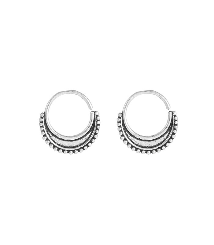 Cercei piercing pentru septum din argint, 13x1mm | Gothic Fairy