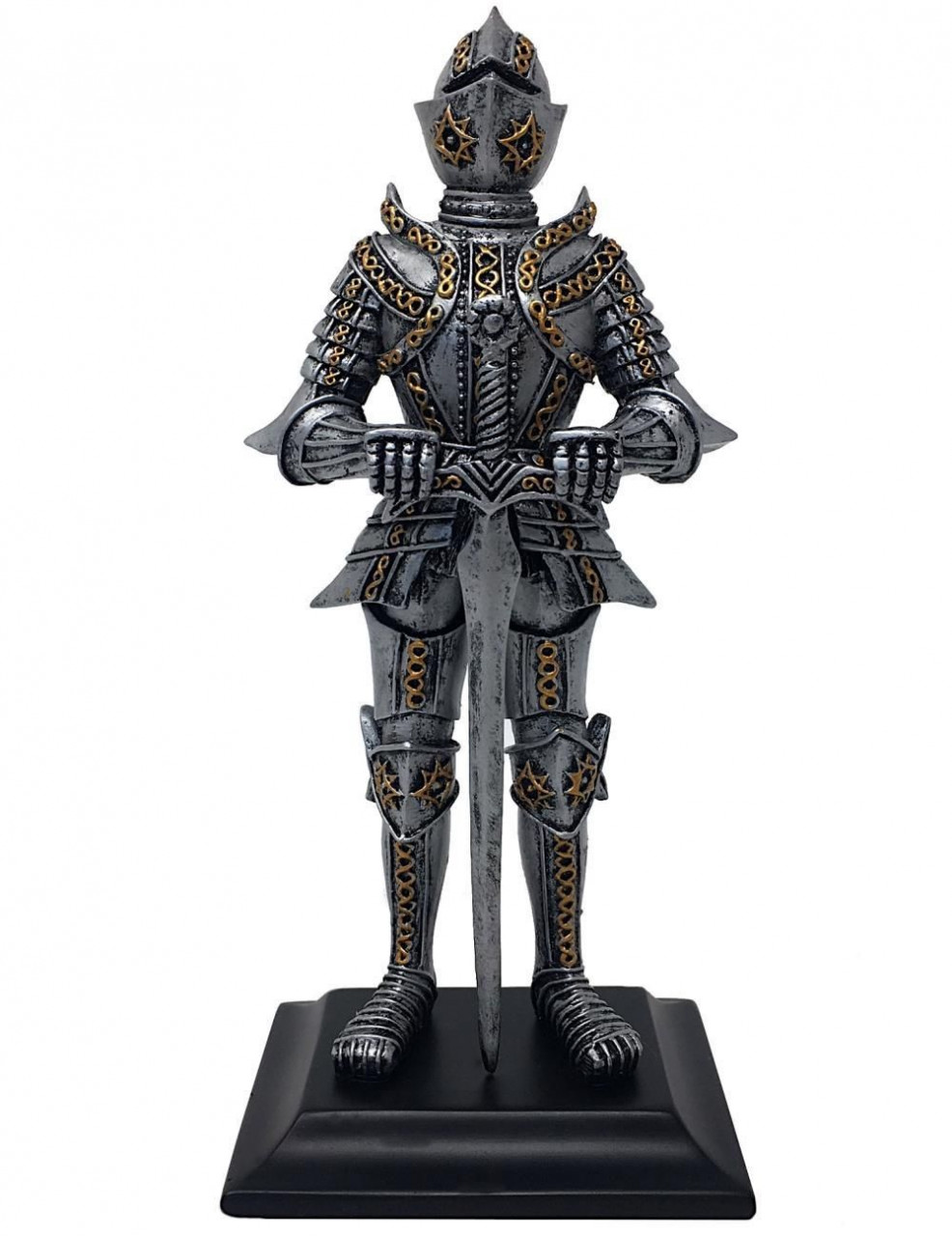 Statueta Cavaler Medieval cu Sabie 24 cm