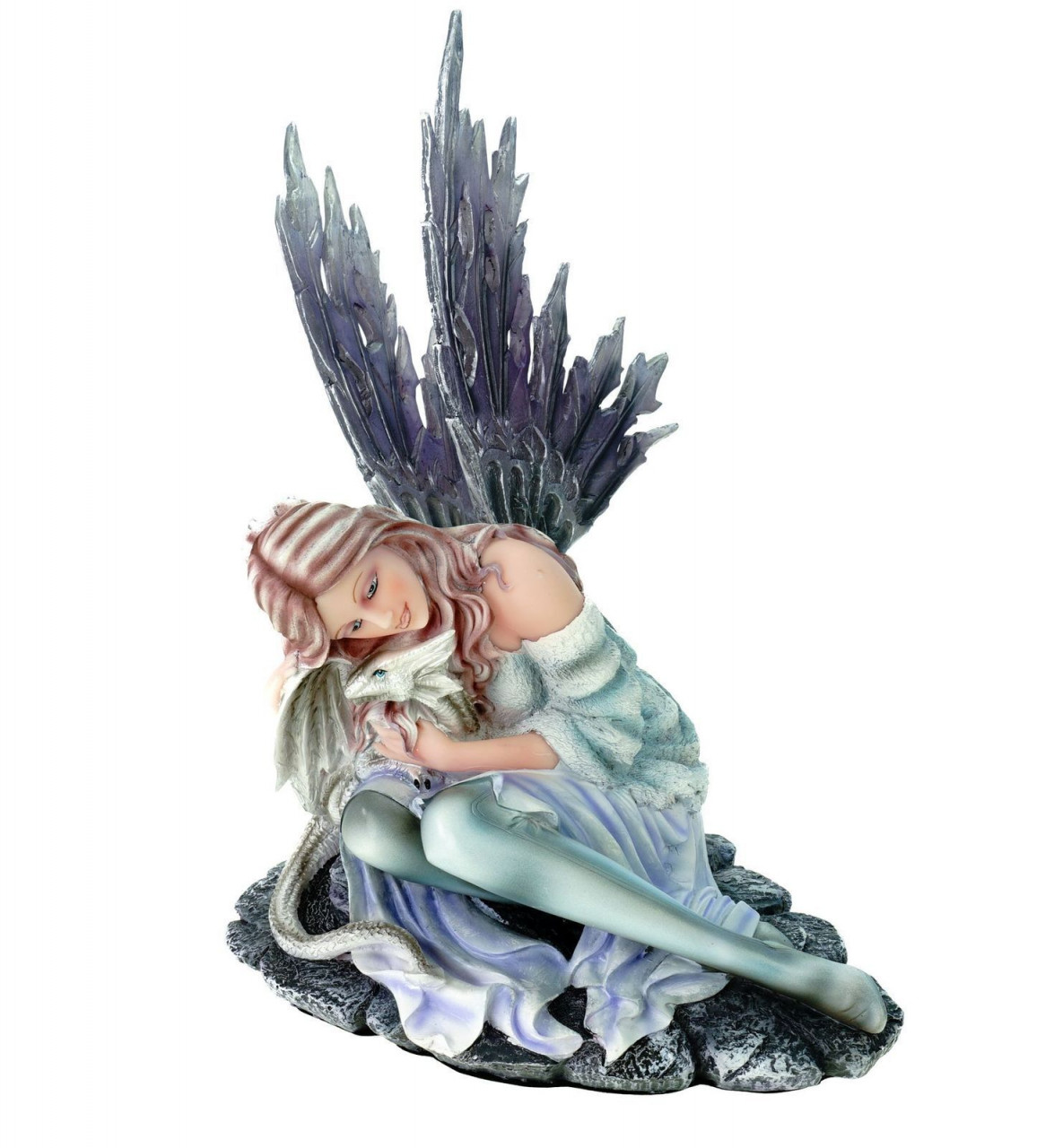 Statueta zana cu dragon Crystalia 31 cm