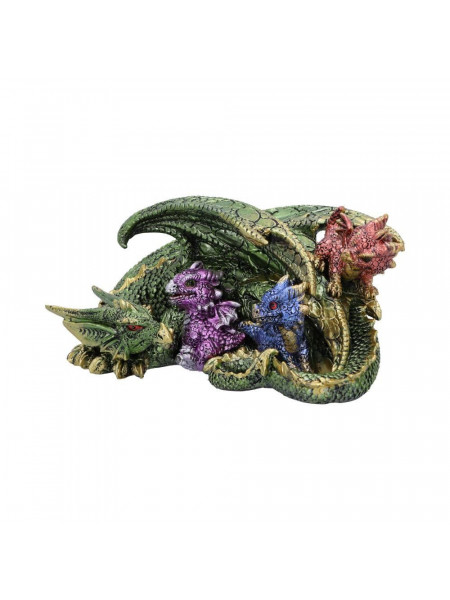 Statueta dragon cu pui Ceata de Dragonei 17.3 cm | Gothic Fairy