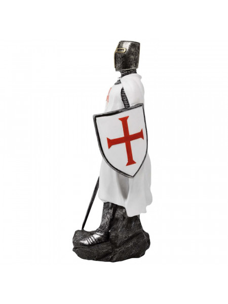 Statueta Cavaler Medieval Templier cu Sabie 30 cm | Gothic Fairy