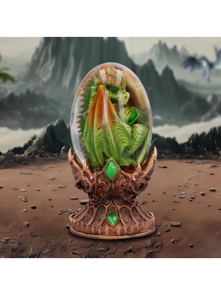 Statueta dragon Elemental Dragonling - Pamant 12 cm | Gothic Fairy