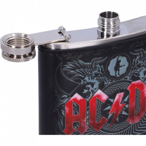 Butelcuta (plosca) inox pentru bauturi alcoolice AC/DC - Black Ice 200 ...