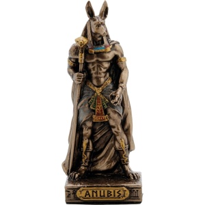 Mini statueta mitologica zeul egiptean Anubis 9 cm | Gothic Fairy