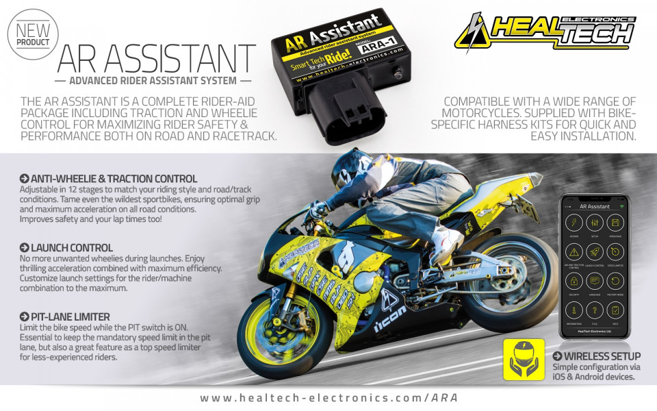 AR Assistant - Traction Control , Pit Limiter, Anti-Wheelie, Launch Control
