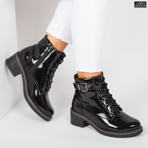 Ghete îmblănite ''YiYi Fashion YEHJ-171 Black"