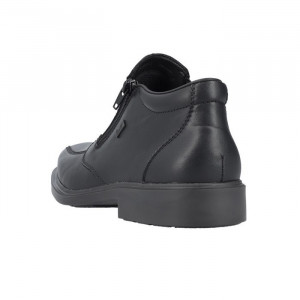 Ghete barbati, Rieker, B0050-00-Negru, elegant, piele naturala ...