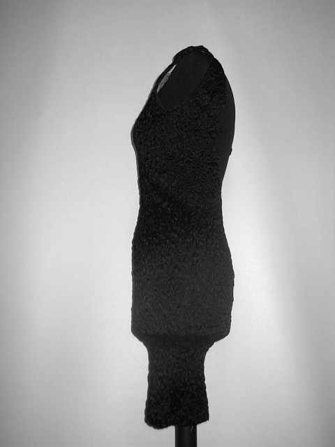 Rochie retro disco neagra anii '80