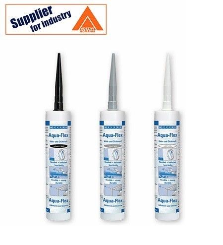 Adeziv si etansant Weicon Aqua-Flex Gri 310ml, puternic, certificat ISEGA - Sika Adeziv ...