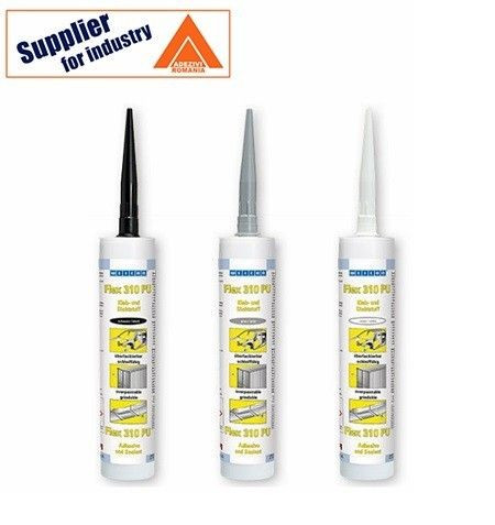 Adeziv si etansant puternic Weicon Flex 310 PU Negru 300ml - Sika Adeziv Hidroizolație