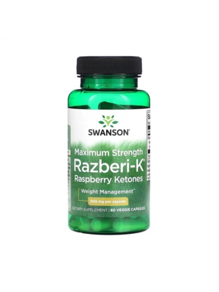 Razberi-K 500 mg 60 caps Maximum Swanson SWD078
