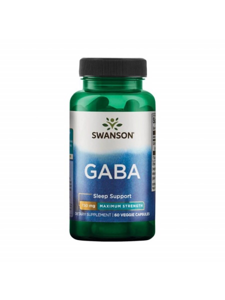 GABA 750 mg 60 caps SWU676