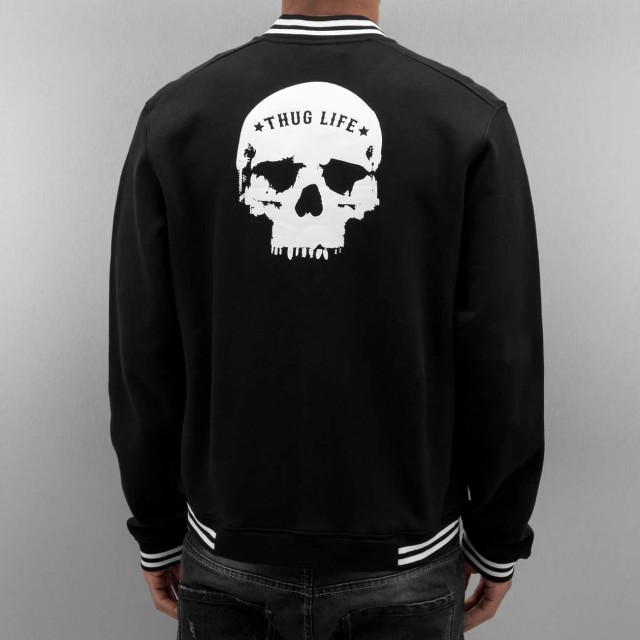 Thug Life Jacket / College Jacket Throne in black*