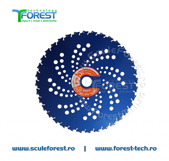 Disc (cutit) motocoasa Sanyo Metal VIDIA 255mm 36dinti | SculeForest