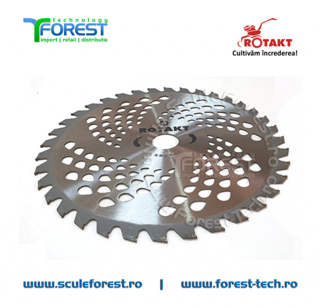 Disc (cutit) motocoasa VIDIA ROTAKT, arbusti 255mm 40dinti | SculeForest