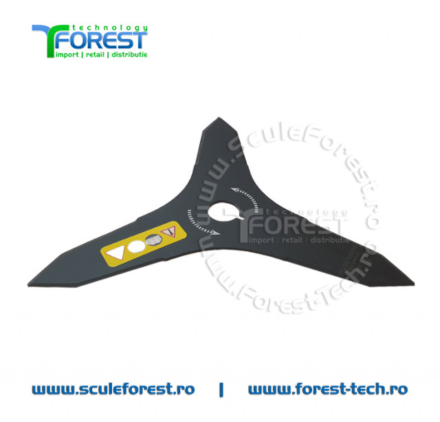 Disc (cutit) motocoasa ptr. iarba, 300mm, 3 cutite | SculeForest