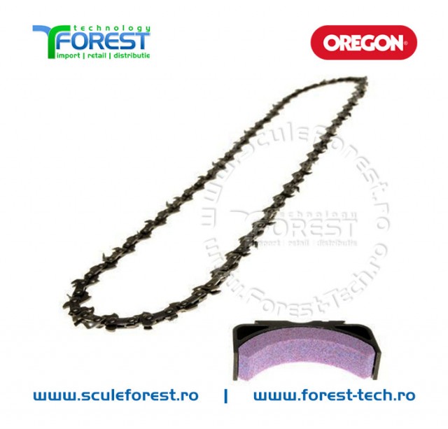 Lant drujba Oregon Powersharp 16"(40cm), 27 dinti, pas 3/8, canal 1.3mm ...