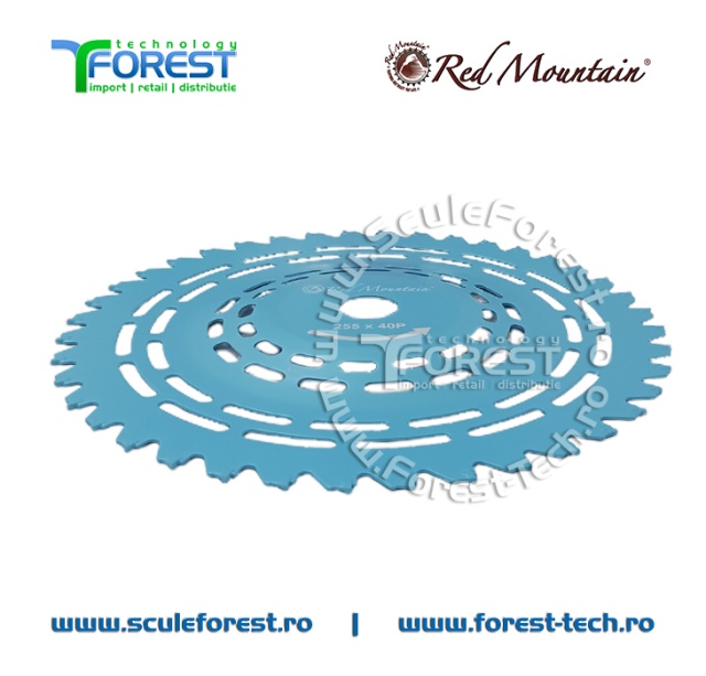 Disc (cutit) motocoasa BOWL VIDIA, arbusti 255mm 40dinti | SculeForest