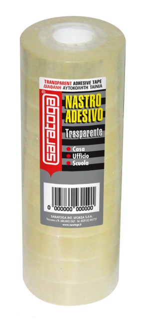 Banda adeziva "Scotch" - transparenta - pachet 10 role 15mm x 33m