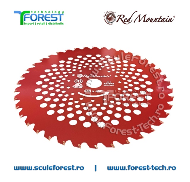 Disc (cutit) motocoasa BASIC VIDIA, arbusti 255mm 40dinti | SculeForest