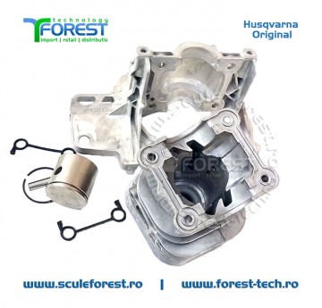 Cilindru original + carter motocoasa Husqarna 125R