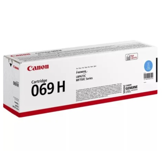 Cartus original Canon CRG-069HC MF752Cdw MF754cdw Cyan 5.5K